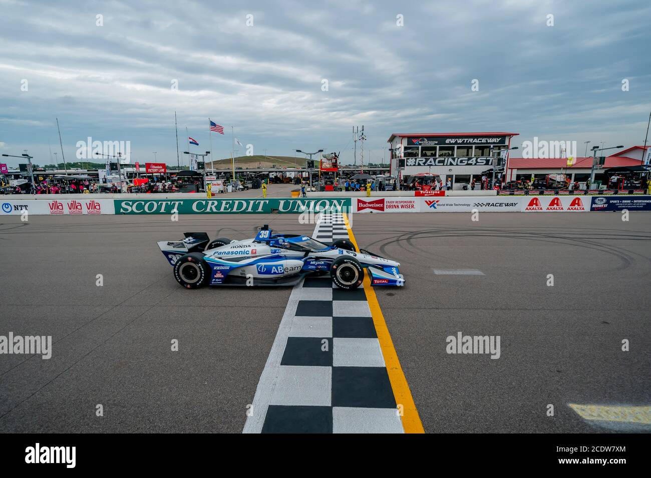 Madison, Illinois, USA. 29th Aug, 2020. TAKUMA SATO (30) of Tokyo ...