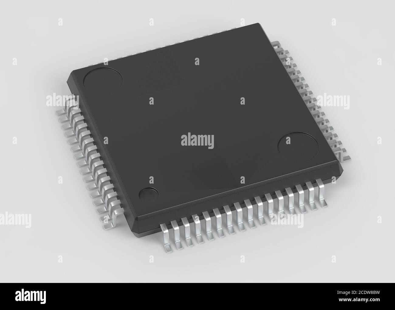 Electrionic Circuit Chip Package LQFP 3d illustration Stock Photo - Alamy