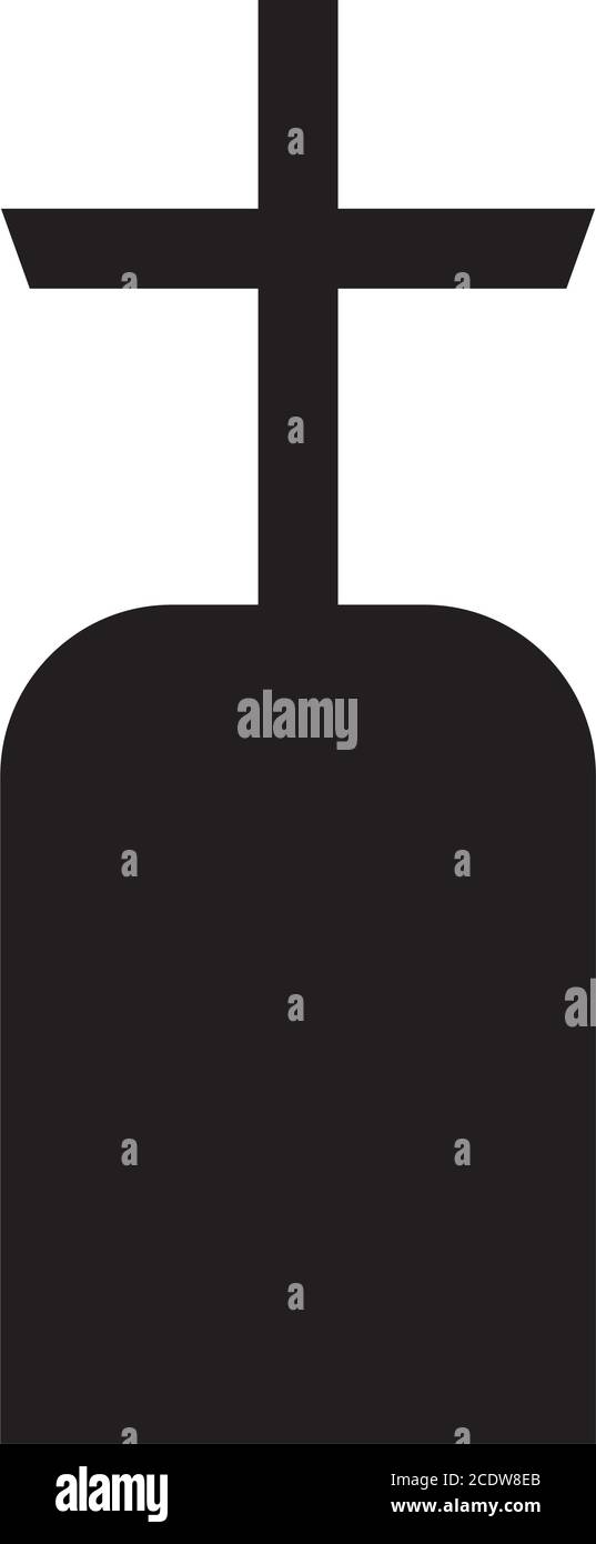 Tomb cross at cementary Stock Vector Images - Alamy