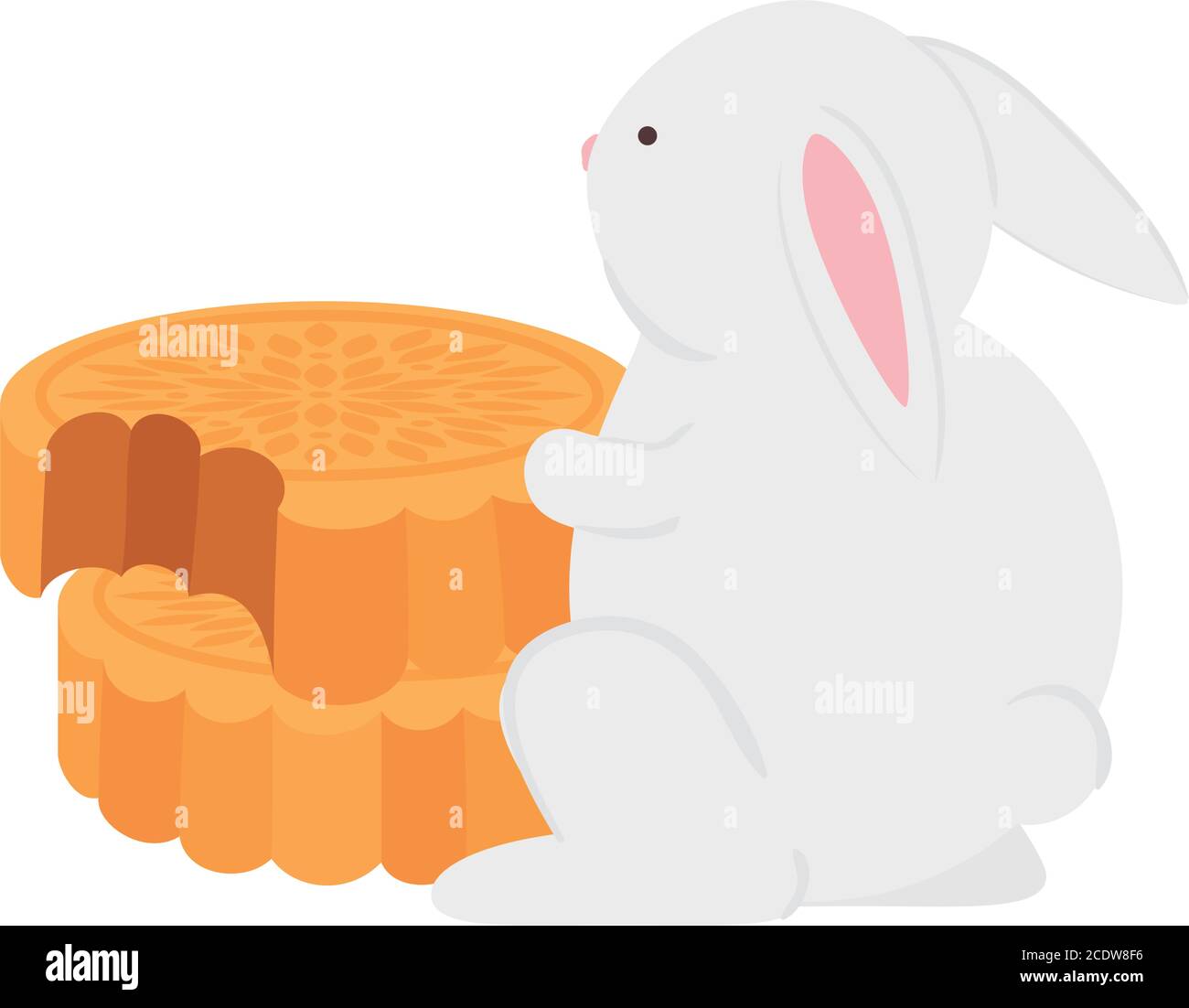 Mid autumn festival mooncakes Stock Vector Images - Alamy