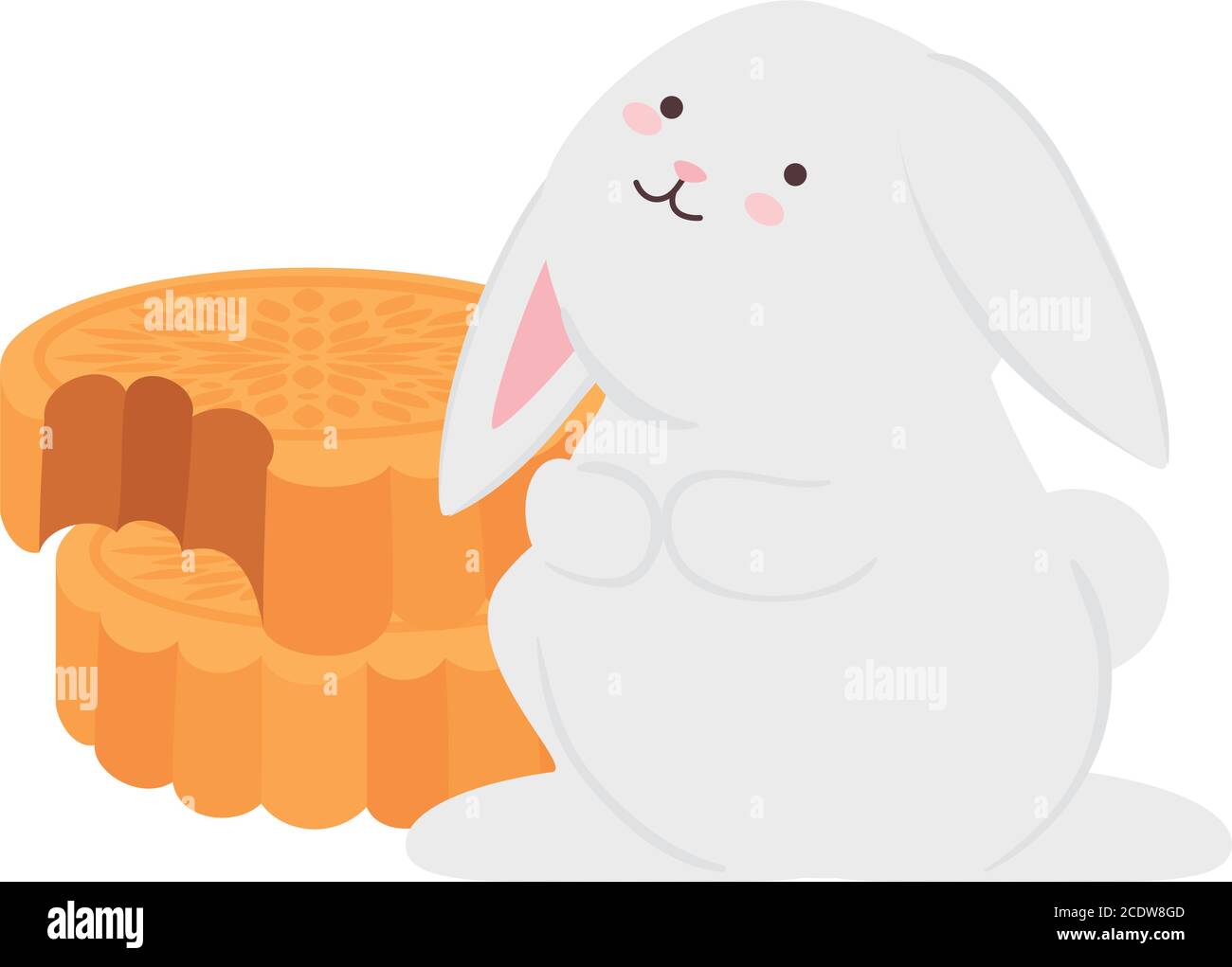 Mid autumn festival mooncakes Stock Vector Images - Alamy