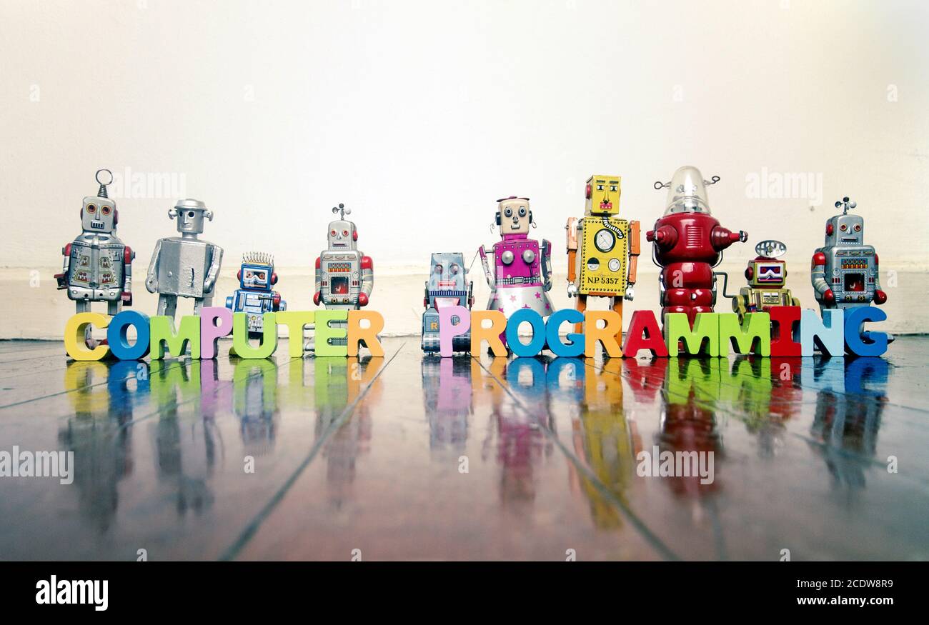 Robot programming hi-res stock photography and images - Alamy