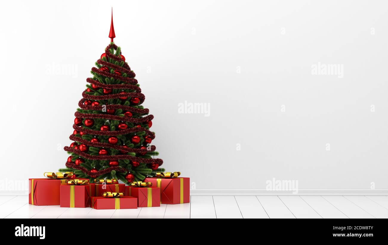Decorated room christmas tree hi-res stock photography and images - Alamy