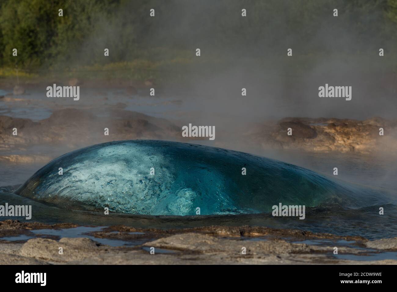 geyser Strokkur from Iceland Stock Photo - Alamy