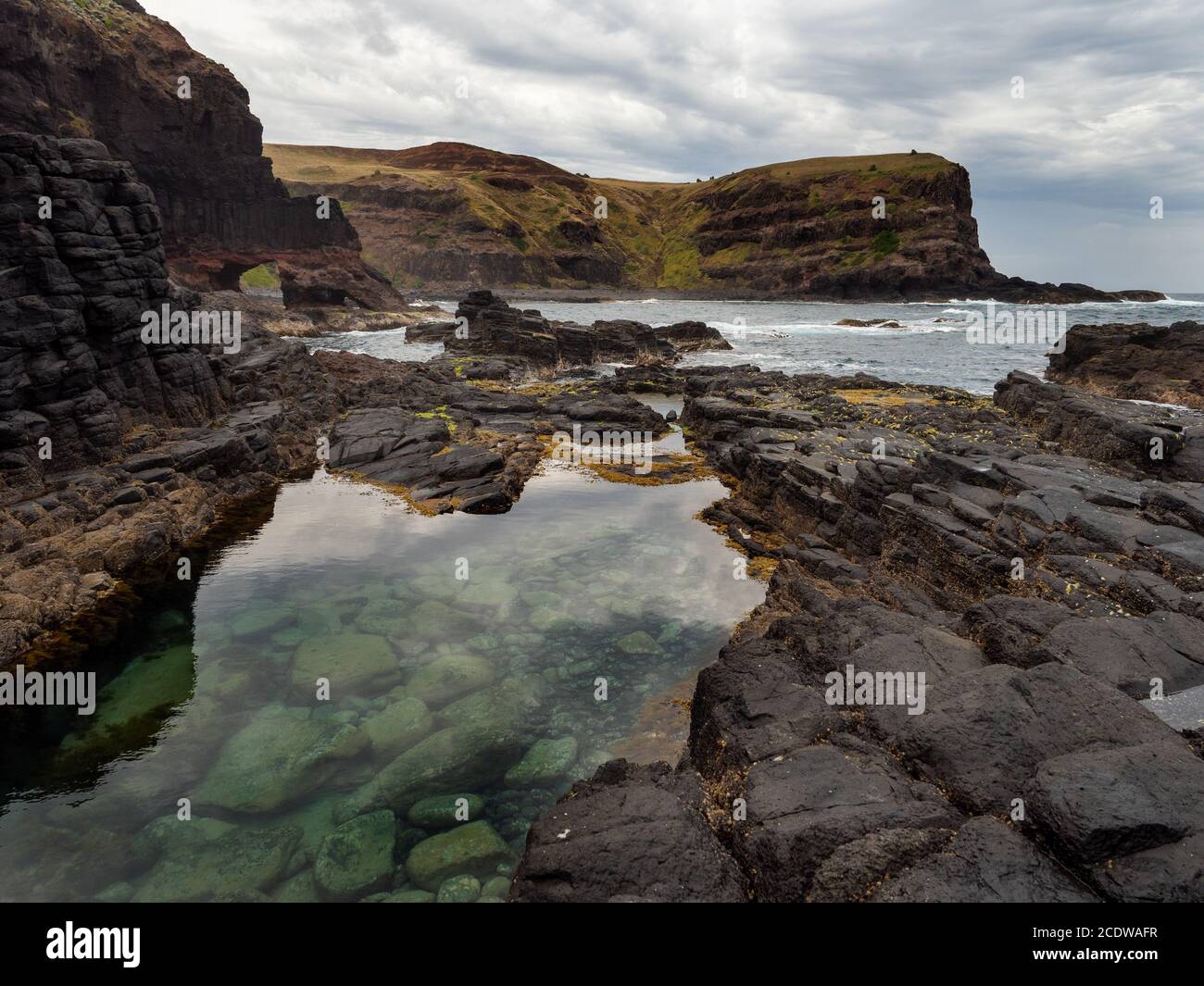 Bushrangers Bay rock pools, Mornington Peninsula, Australia Stock Photo ...