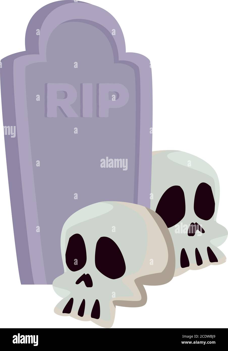 rip grave with skulls design, death tomb cementary and scary theme ...