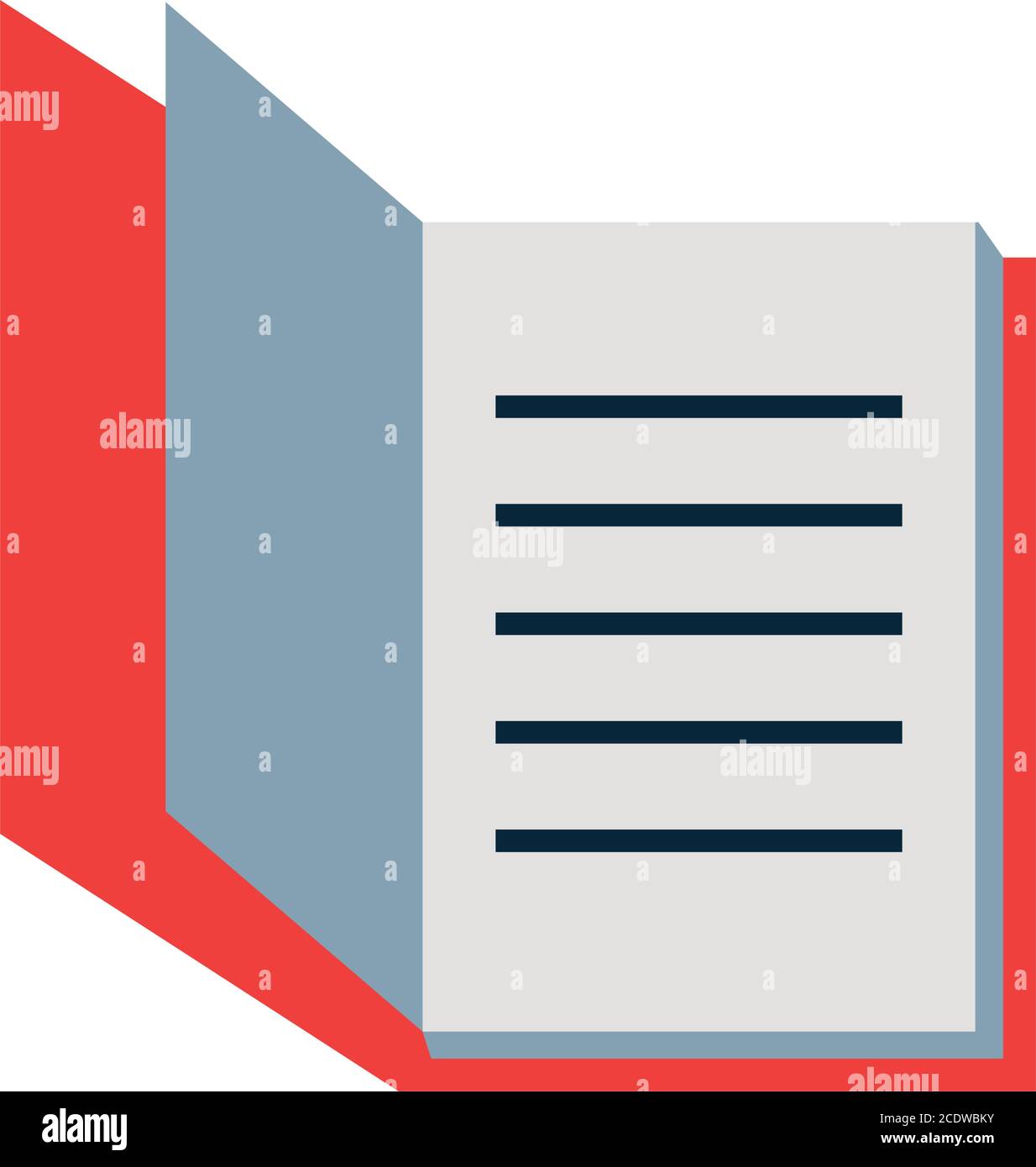 academic book icon over white background, flat style, vector ...