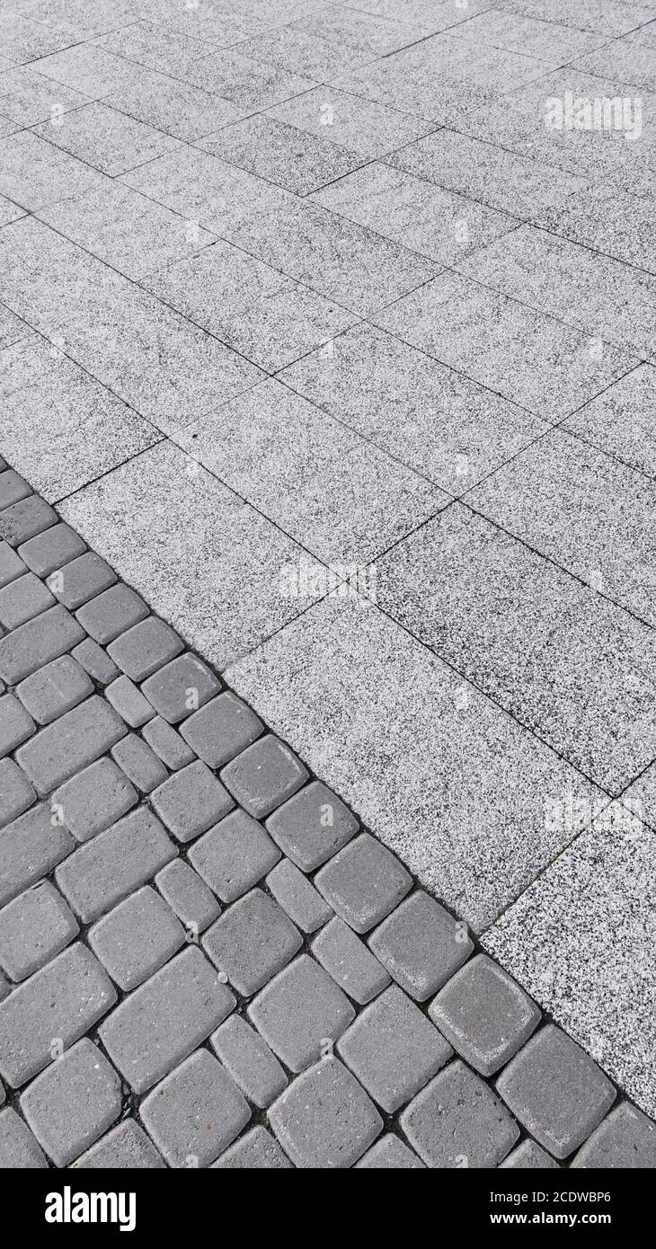Modern paving pavement stone design Stock Photo - Alamy