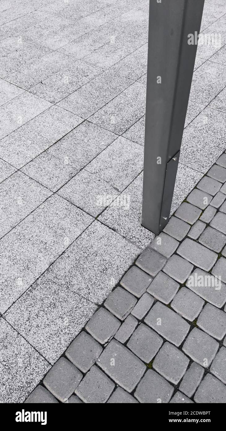 Modern paving pavement stone design Stock Photo - Alamy
