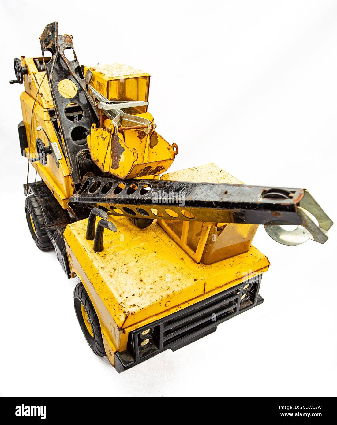 Antique Overhead Crane Toy