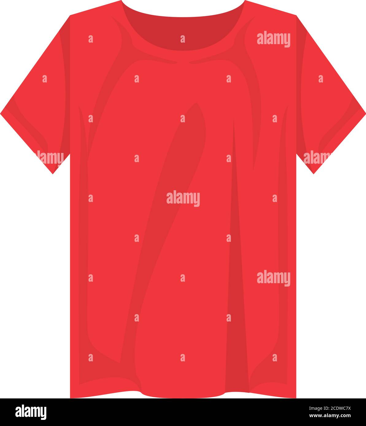 red tshirt design, Cloth fashion style wear and store theme Vector ...