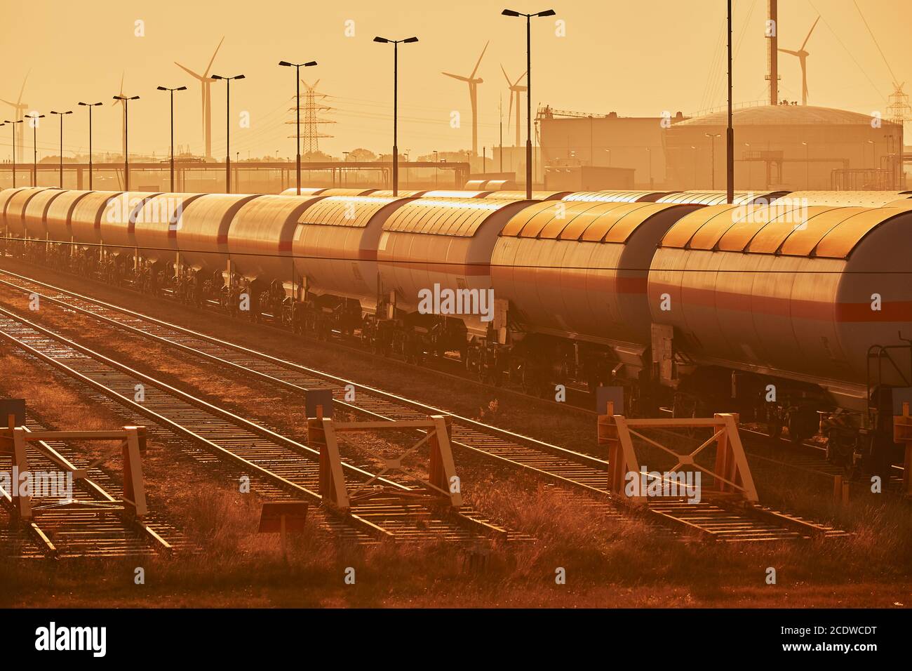 Railway wagons in sunlight Stock Photo - Alamy
