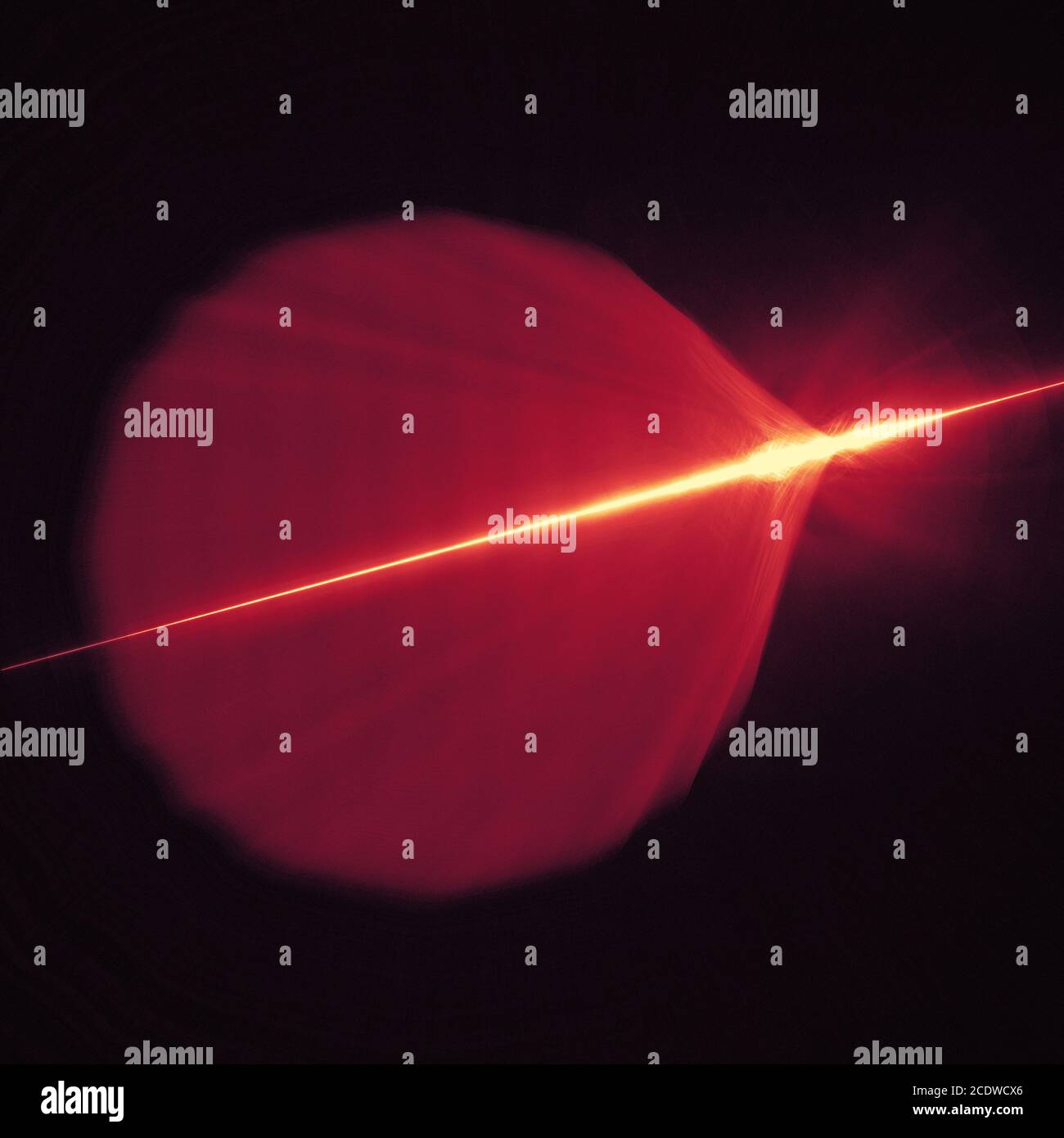 glowing red curved lines over dark Abstract Background space universe ...