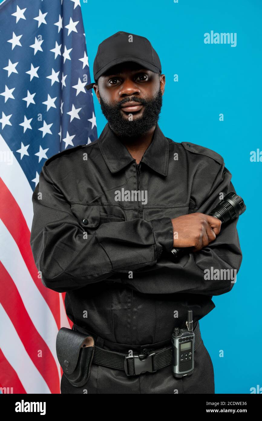 American security guard hi-res stock photography and images - Alamy