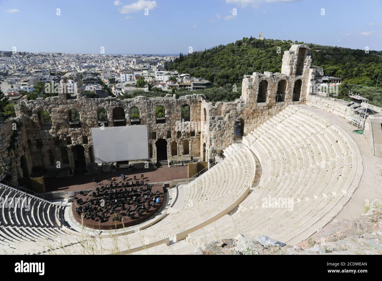 Odeon of Herodes Atticus Stock Photo - Alamy