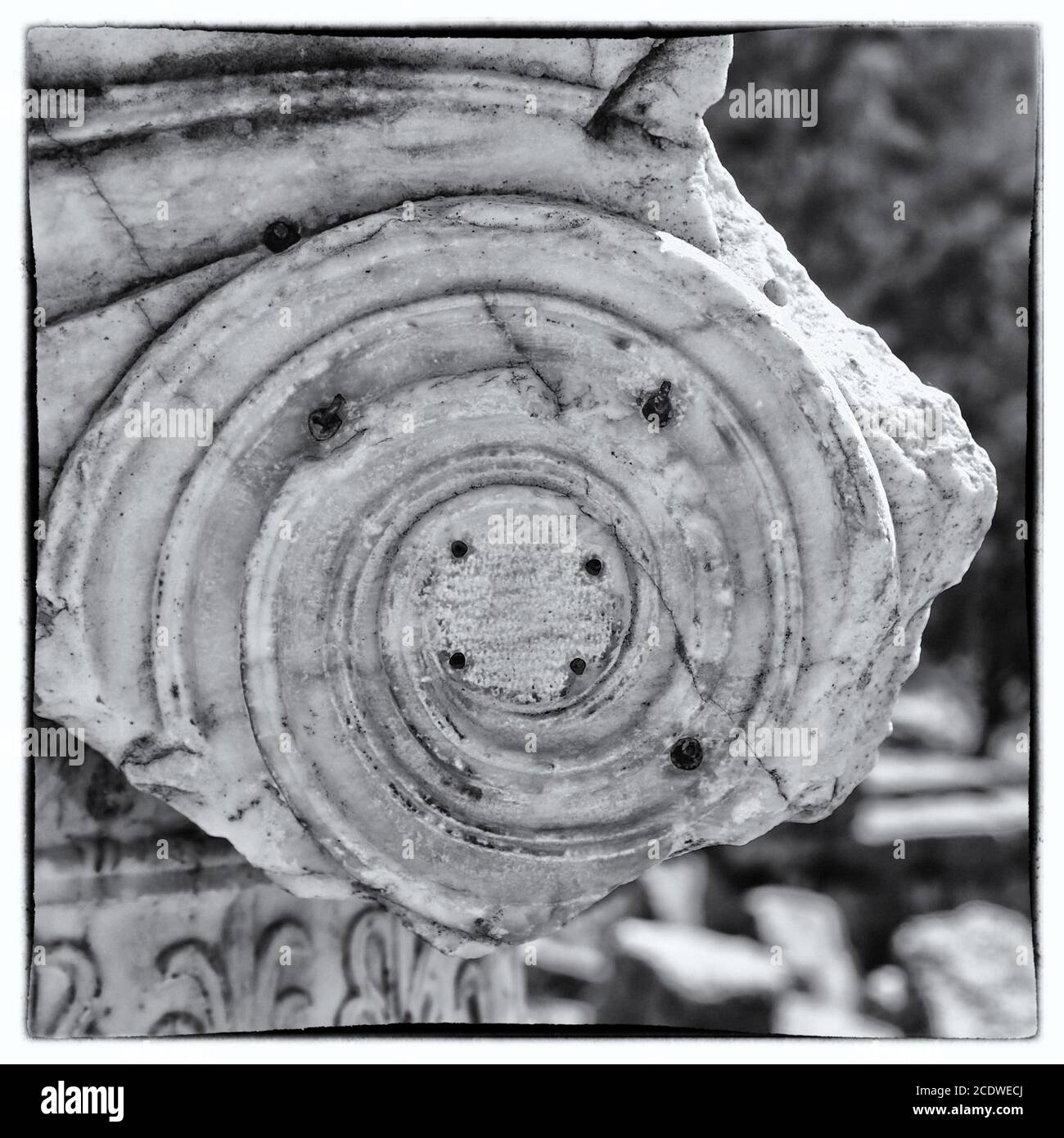 Ruins ancient temple site Cut Out Stock Images & Pictures - Alamy