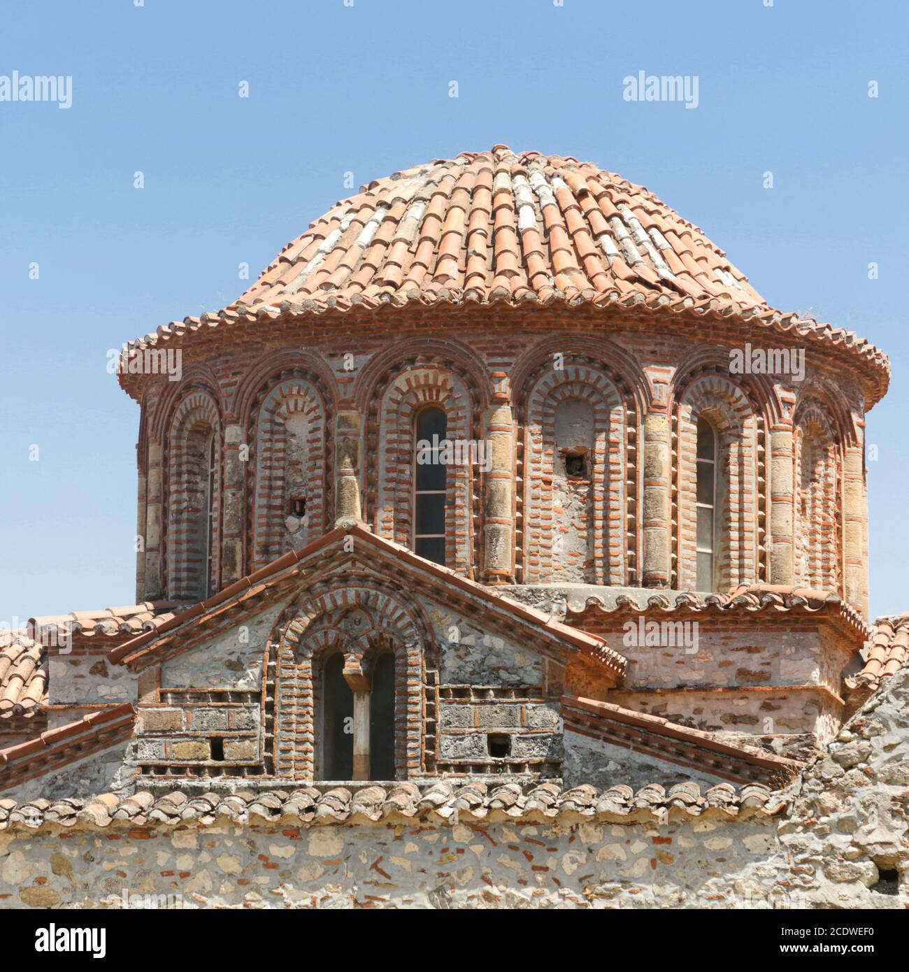Medieval City Mystras Stock Photo - Alamy