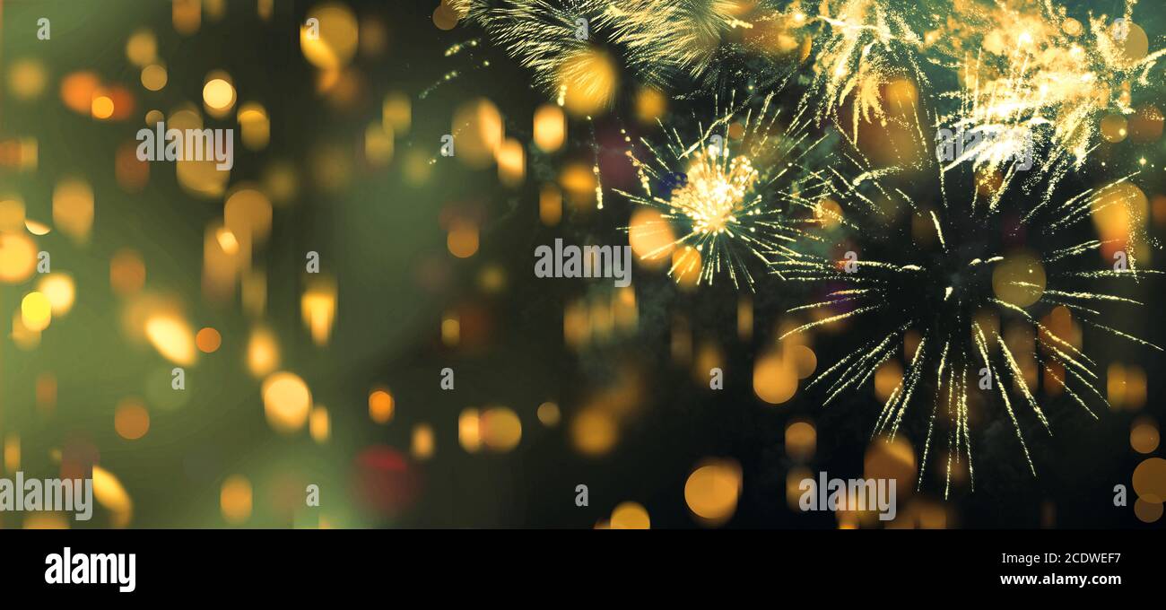 stars and lights pattern of bright sparkling colorful fireworks with ...