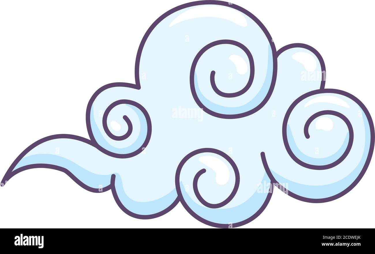 Isolated cloud shape vector design Stock Vector Image & Art - Alamy