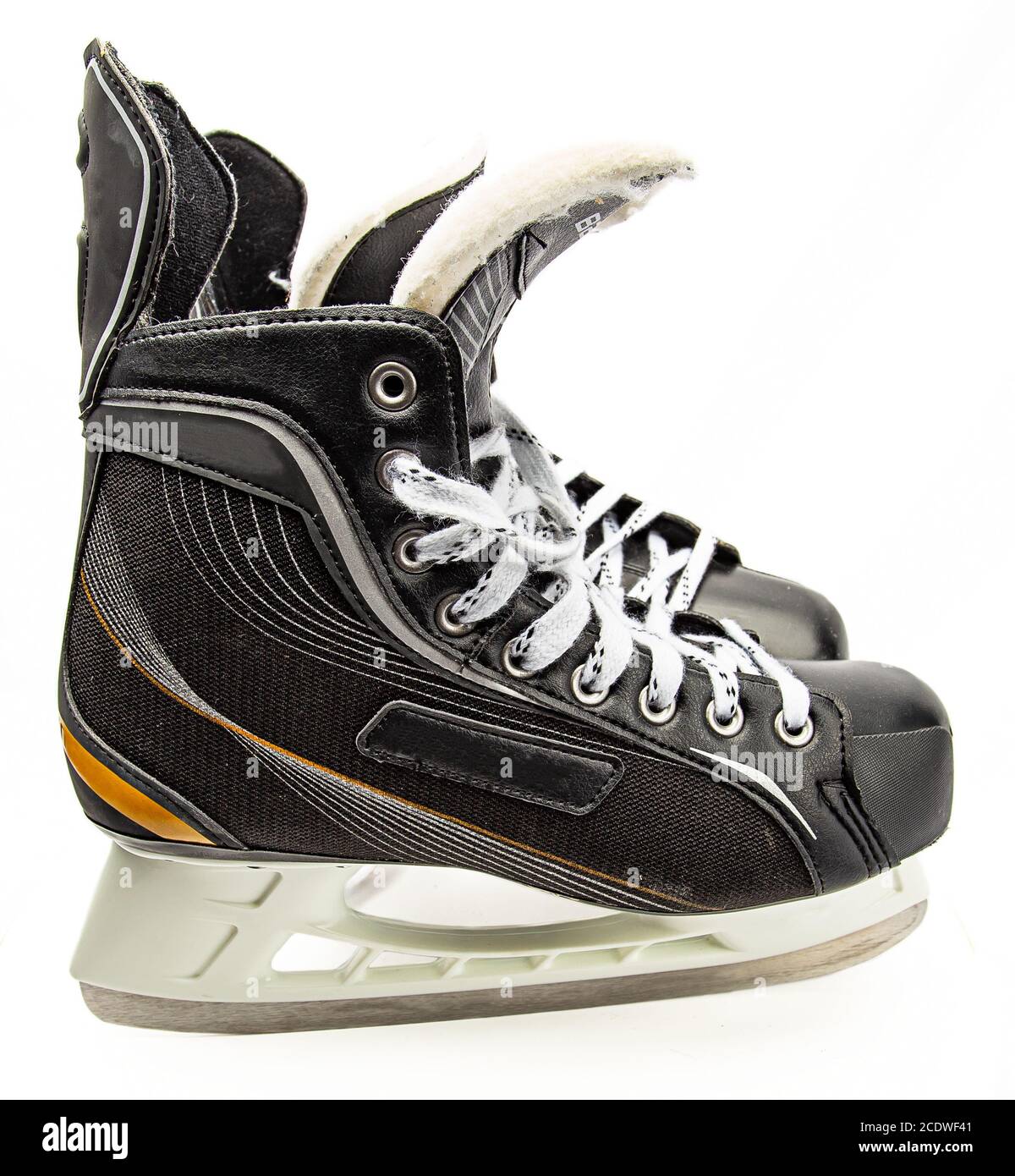 Side view of ice skate Stock Photo - Alamy