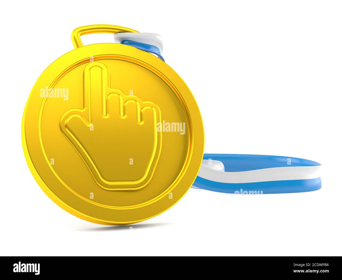 Web award isolated on white background Stock Photo - Alamy