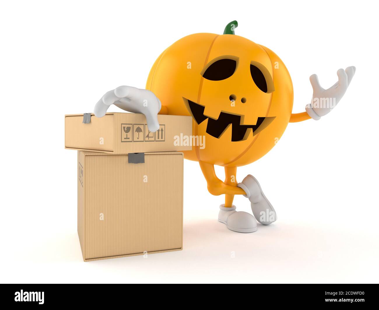 Delivery box pumpkin hi-res stock photography and images - Alamy