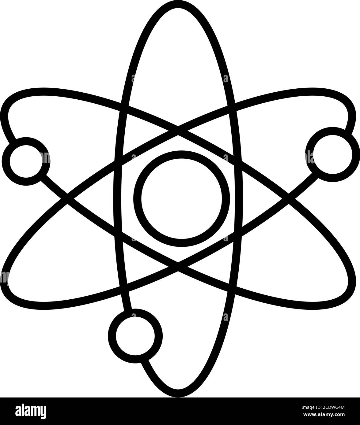 Atom Clip Art Black And White