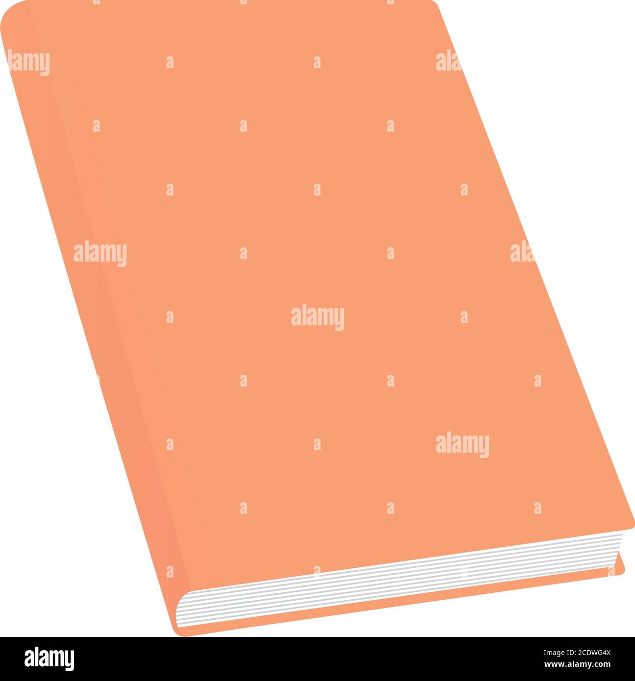 Mockup orange notebook design of corporate identity template and ...