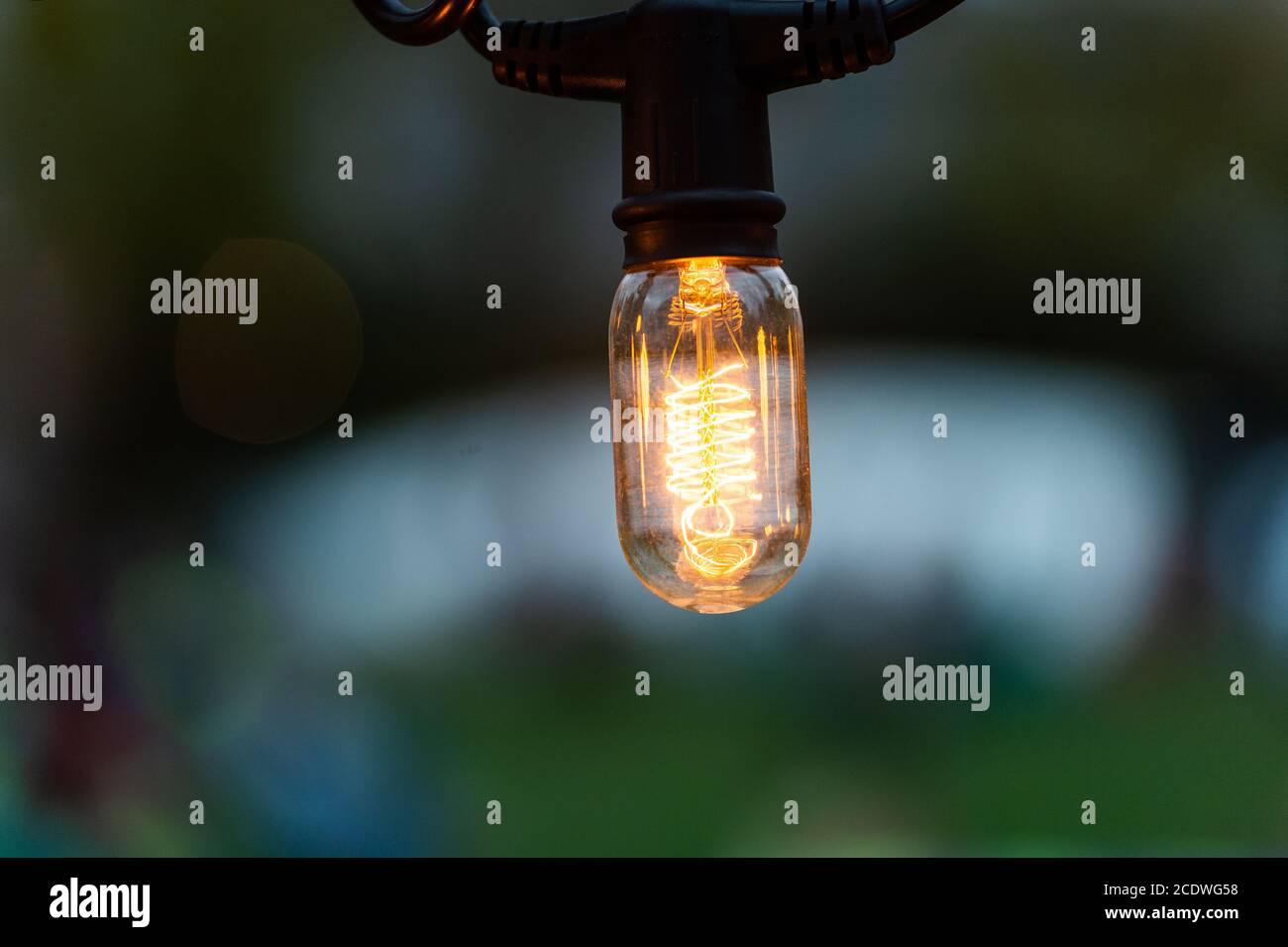 Vintage lighting Bulb decor , Incandescent Lamp Retro style Stock Photo ...