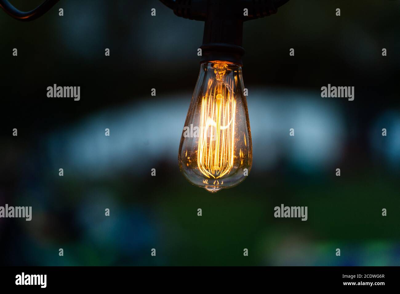 Vintage lighting Bulb decor , Incandescent Lamp Retro style Stock Photo ...