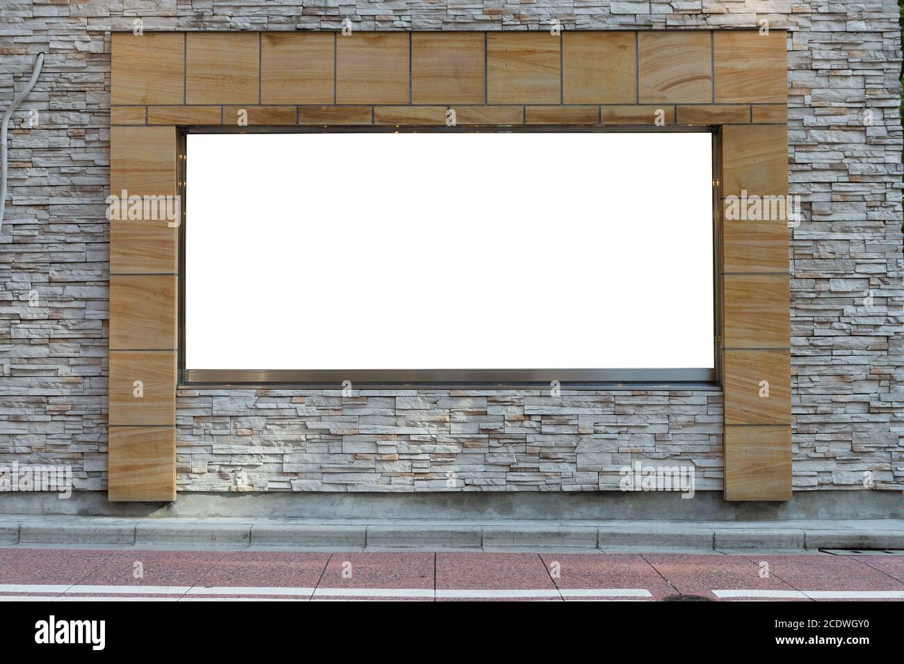 Shop Boutique Store Front with Big Window and Place for Name Stock ...