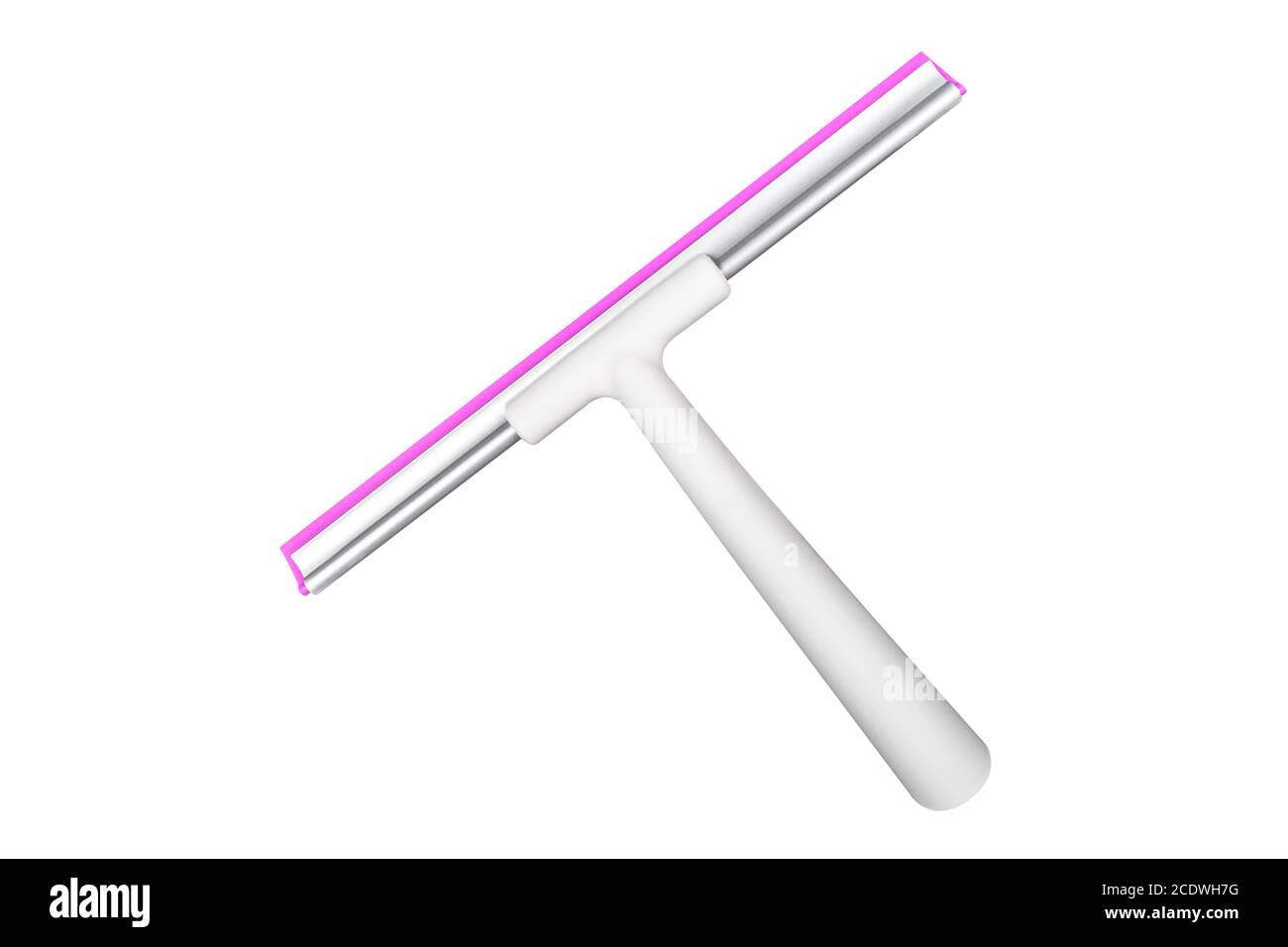 Glass scrape tool isolated on white background. Window scraper on a ...