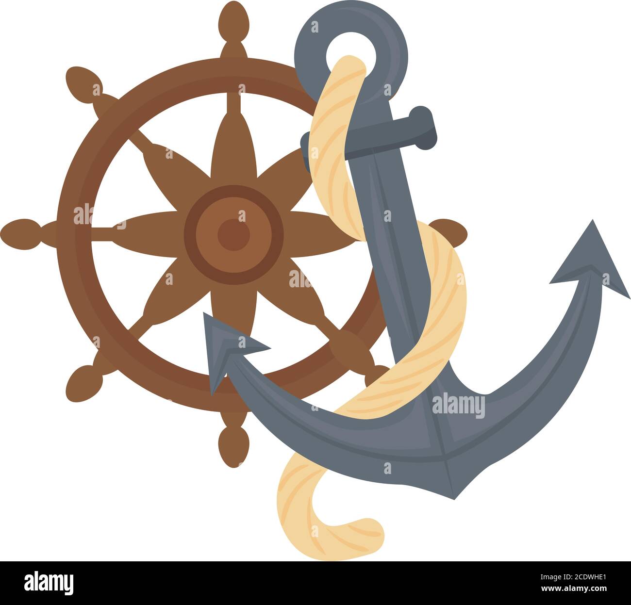 Anchor under water Cut Out Stock Images & Pictures - Alamy