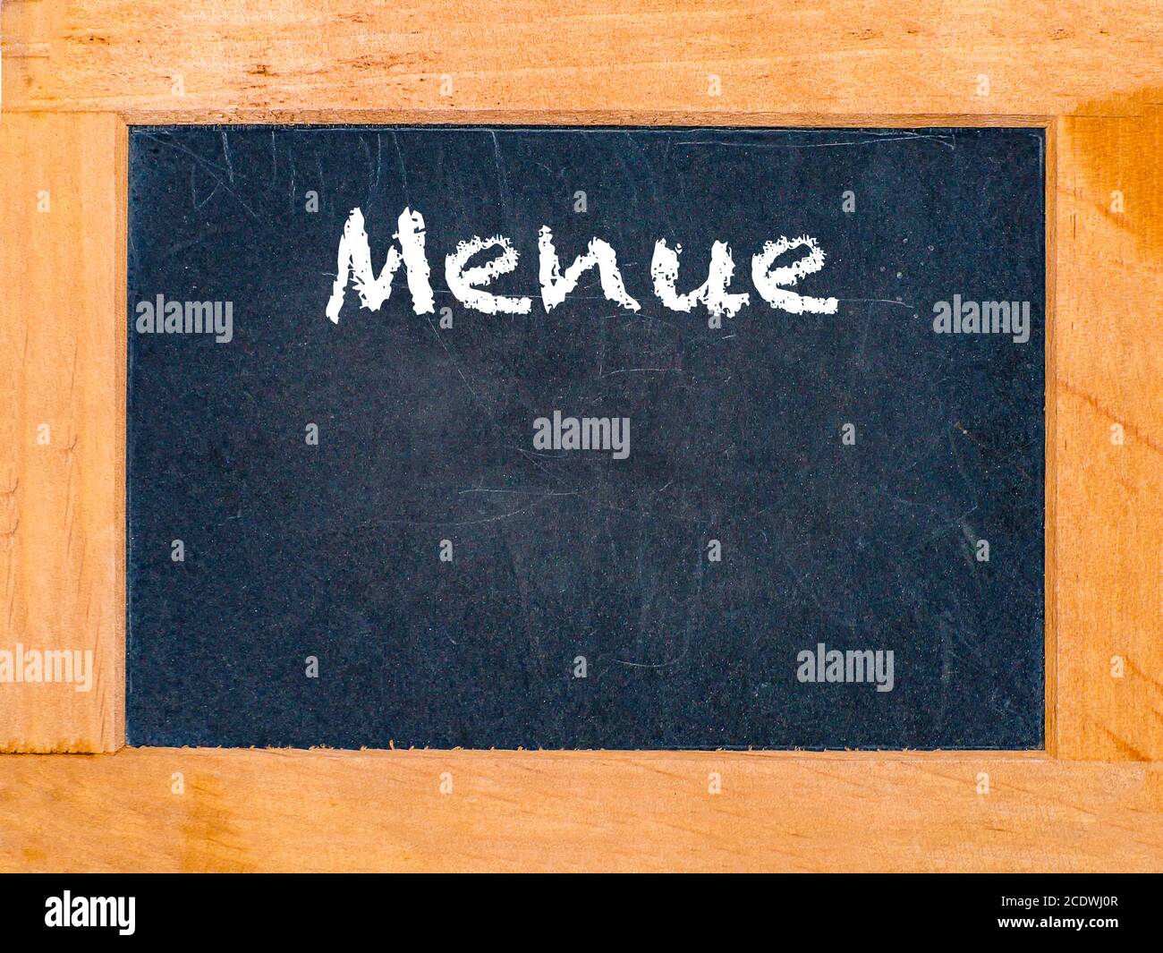 The menue board Stock Photo - Alamy