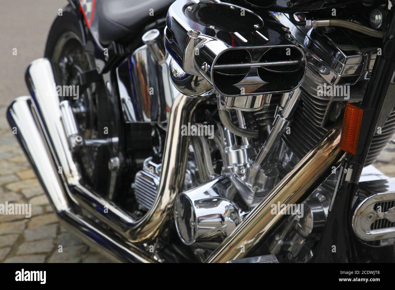 Perfect motorcycle engine,(detail Stock Photo - Alamy