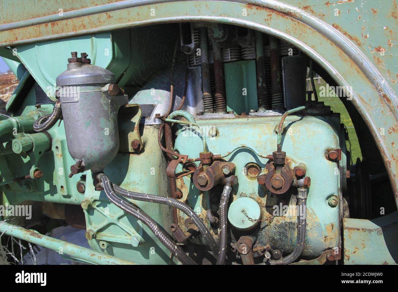 Old discarded tractor Stock Photo - Alamy