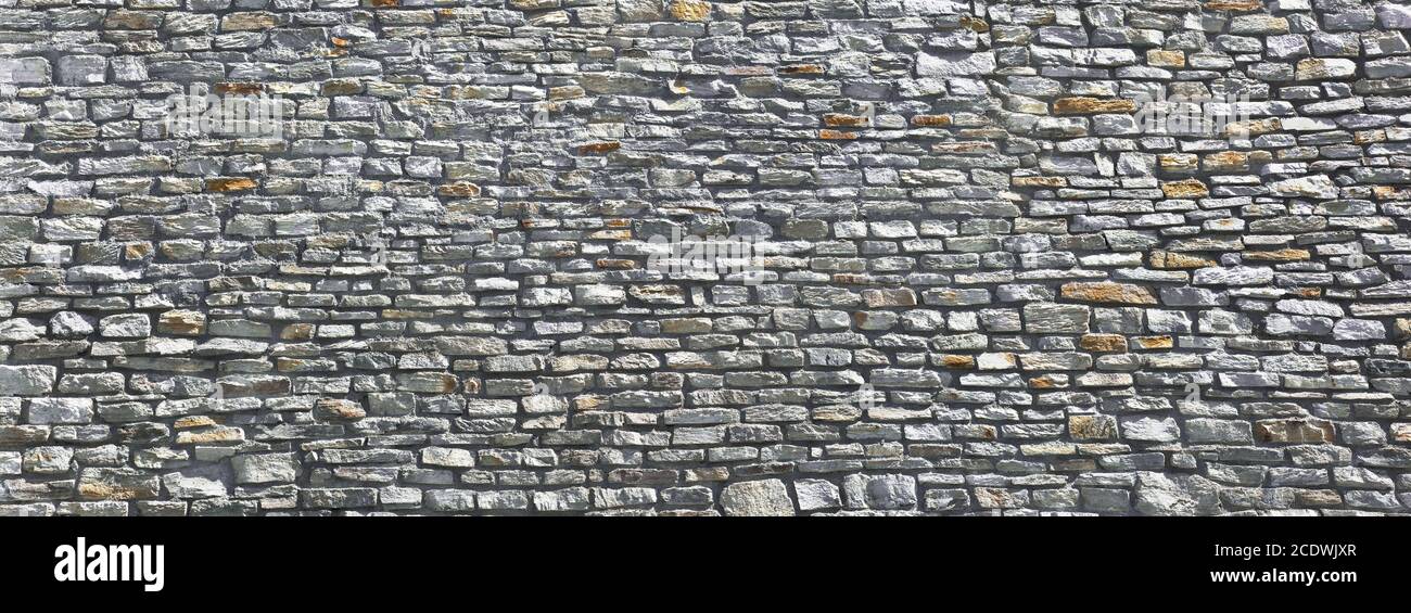 Old unplastered castle wall, close-up Stock Photo - Alamy