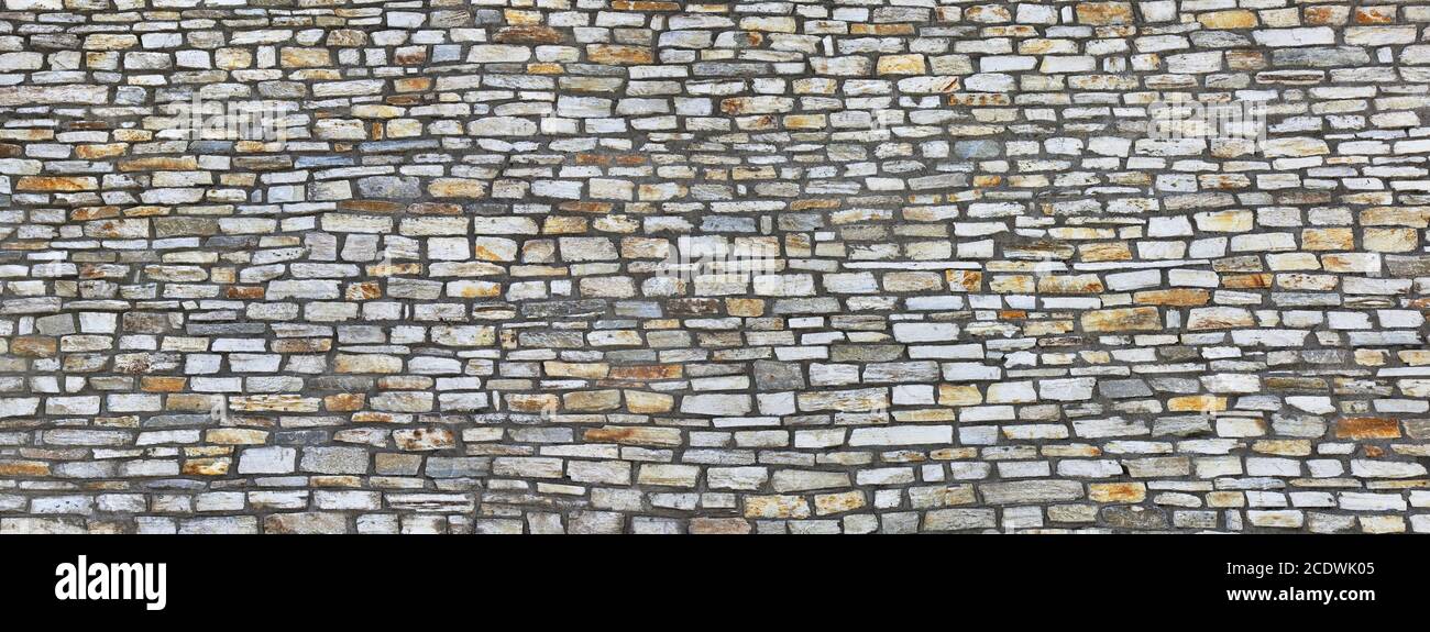 Old unplastered castle wall, close-up Stock Photo - Alamy