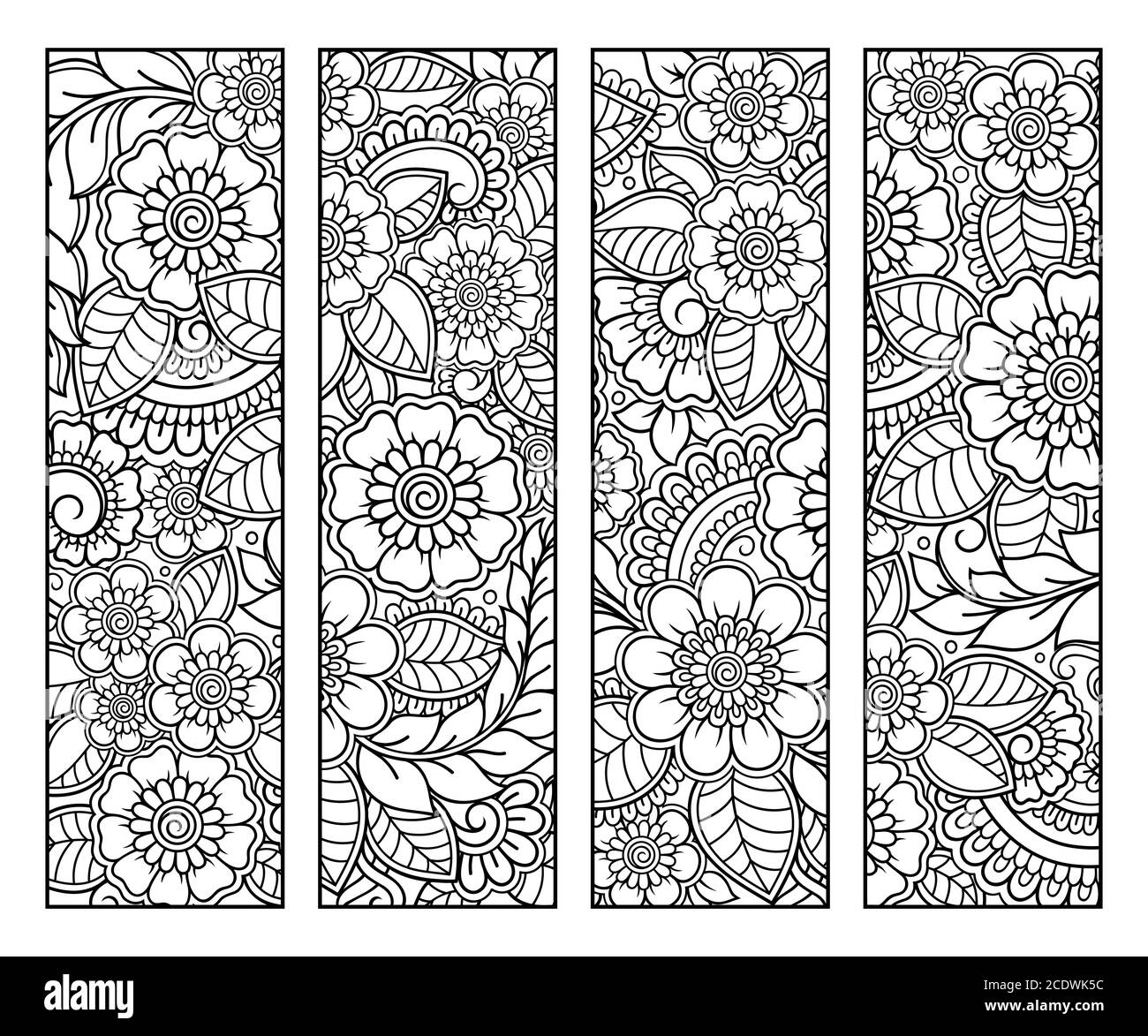 Printable Bookmarks Black And White