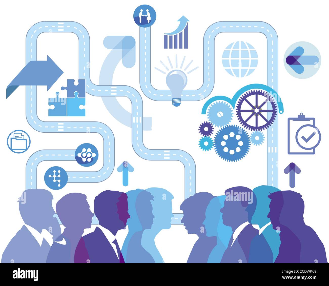 Business life, development and communication Stock Photo - Alamy