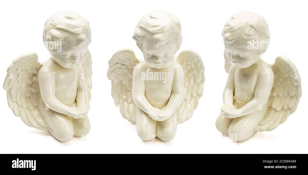 White angel statue Cut Out Stock Images & Pictures - Alamy