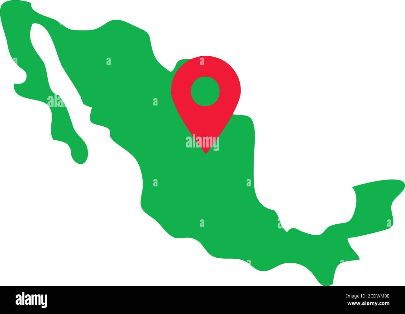 Mexico Map Pin High Resolution Stock Photography and Images - Alamy