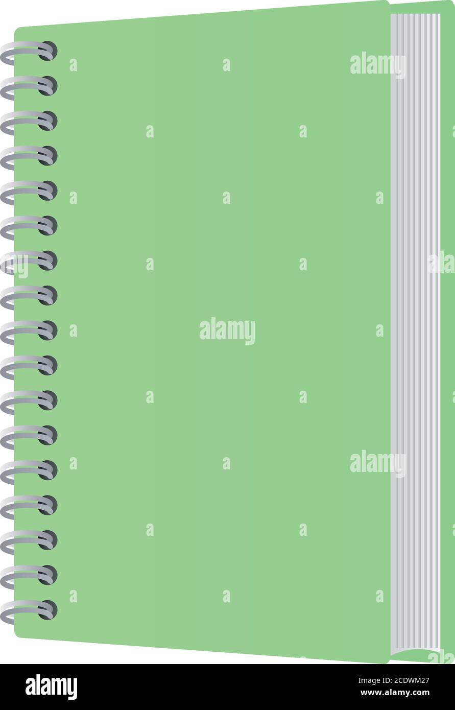 Mockup green notebook design of corporate identity template and ...