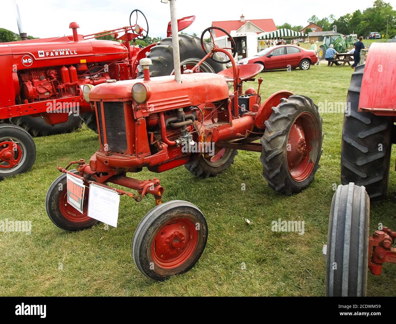 Tractors at exhibition hi-res stock photography and images - Alamy