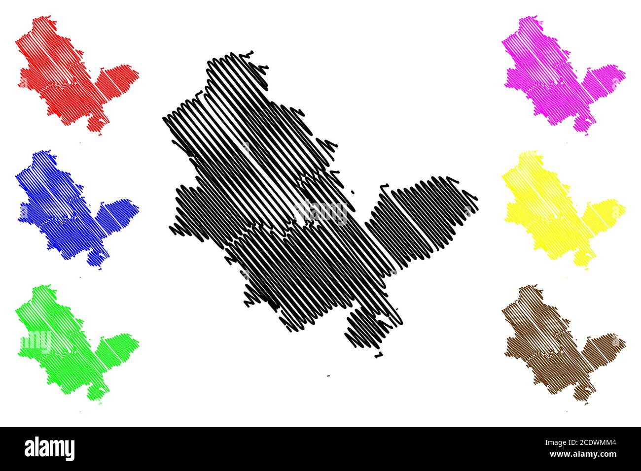 Huizhou City (People's Republic of China, Guangdong Province) map ...