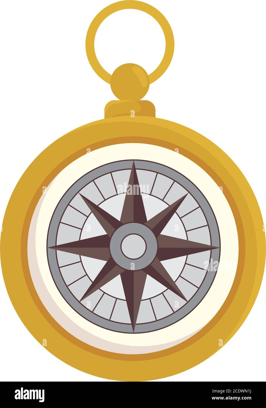 Gold compass instrument vector design Stock Vector Image & Art - Alamy