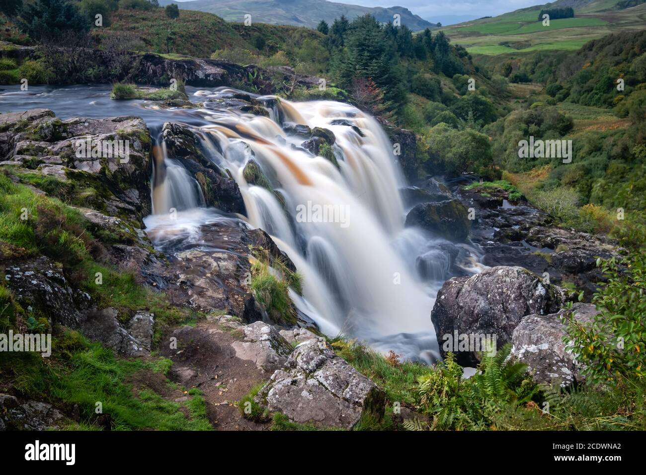 Loup of Fintry in Full Flow Stock Photo - Alamy