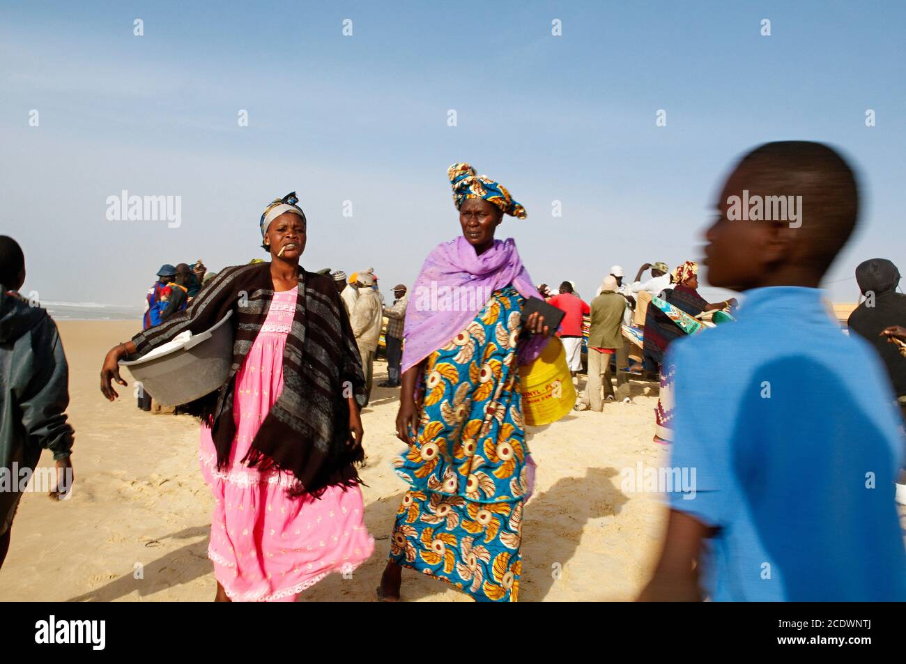 Senegal. Kayar fish harbour. Biggest fish harbour in Senegal Stock ...