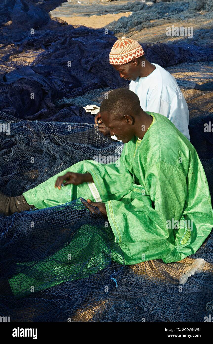 Senegal. Kayar fish harbour. Biggest fish harbour in Senegal Stock ...