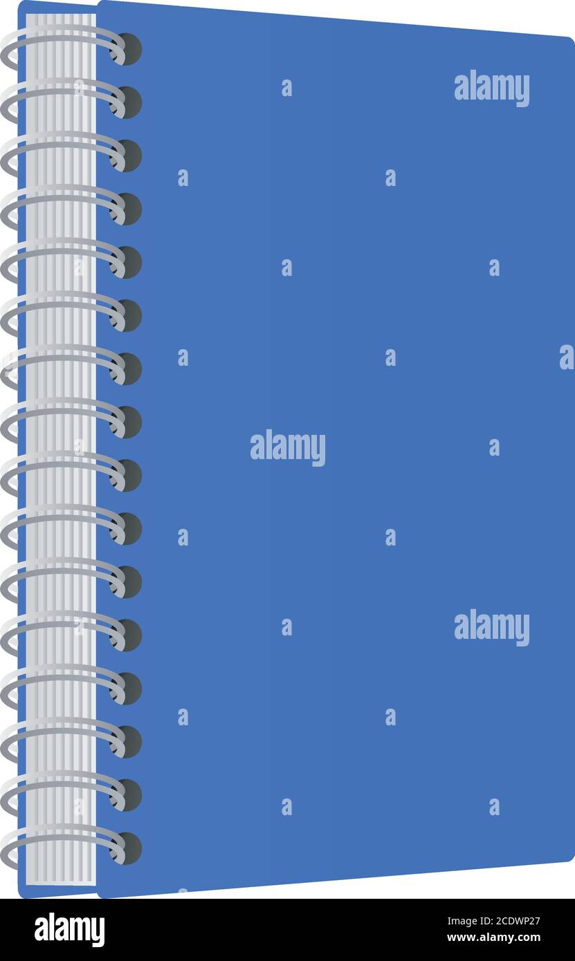 Mockup blue notebook design of corporate identity template and branding ...